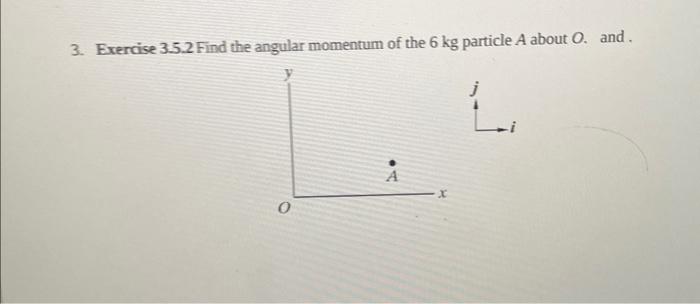 Solved 3. Exercise 3.5.2 Find the angular momentum of the 6 | Chegg.com