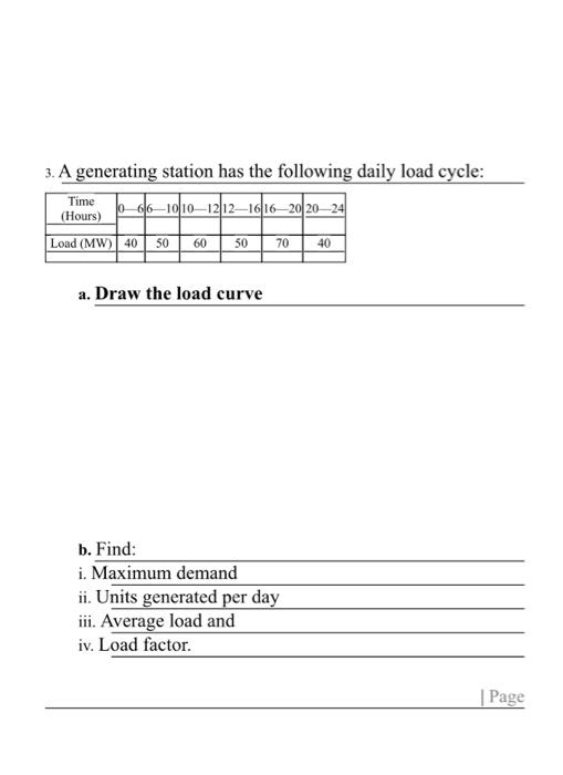 Solved Hints: Maximum demand Demand factor Connected load | Chegg.com