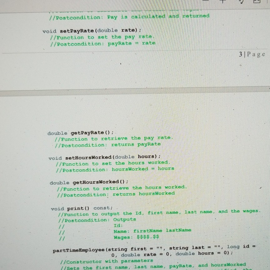 Solved Instructions: 1. Please consider the class | Chegg.com