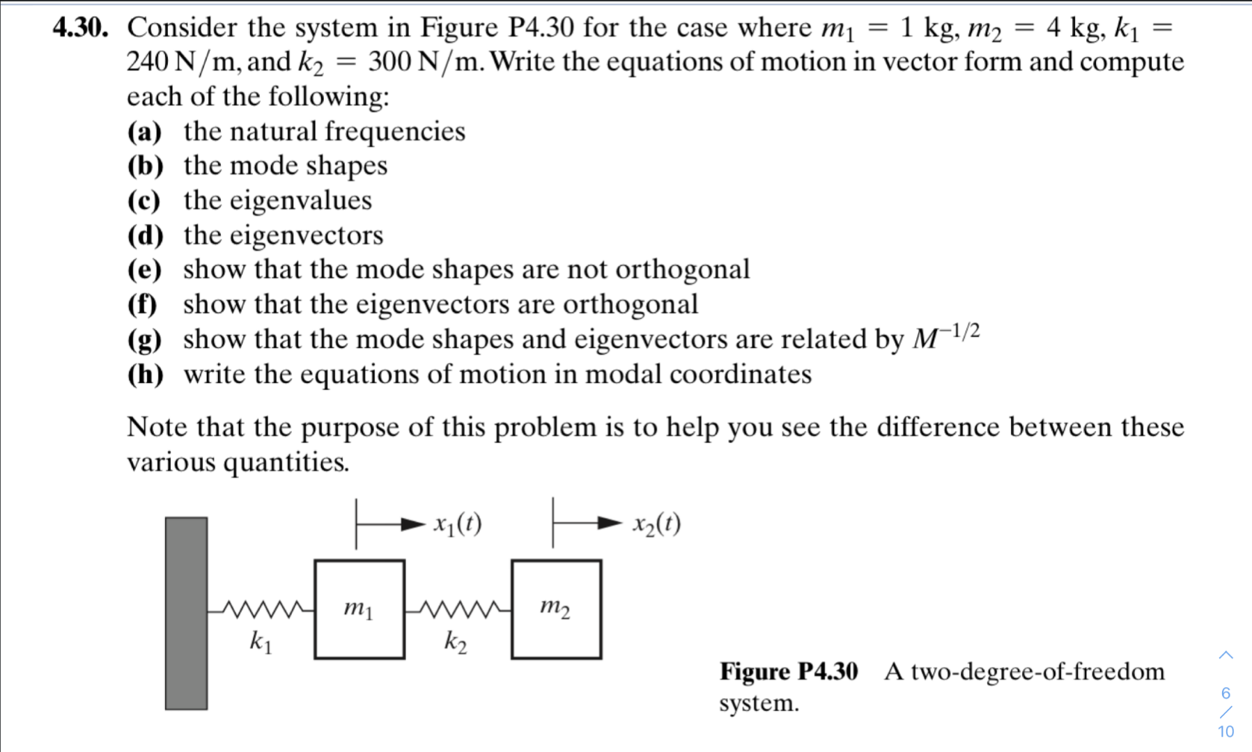 Solved 30. Consider the system in Figure P4.30 for the case | Chegg.com