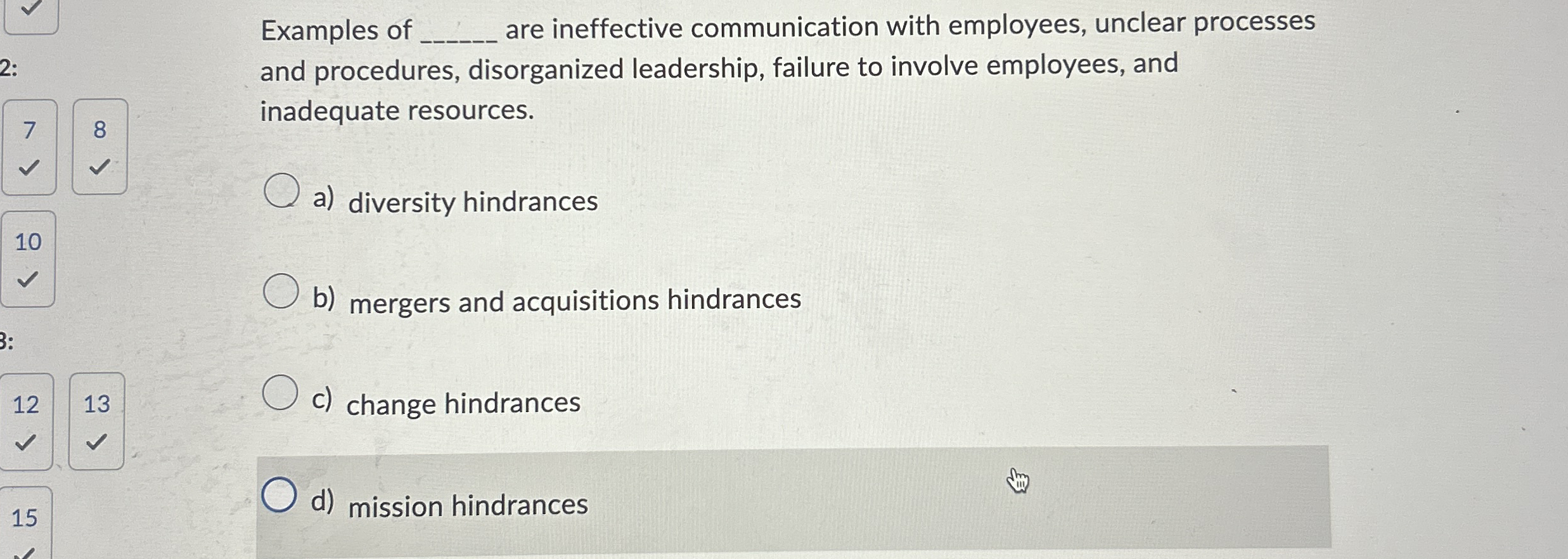 Solved Examples of q, ﻿are ineffective communication with | Chegg.com