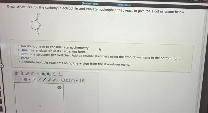 Solved (Review Toples) (References! Draw structures for the | Chegg.com