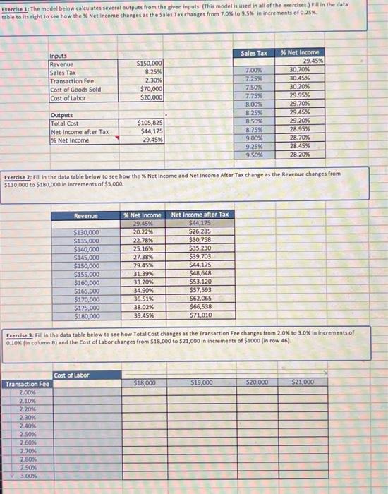 Solved exercise 1 and 2 are correcti need help with exercise | Chegg.com