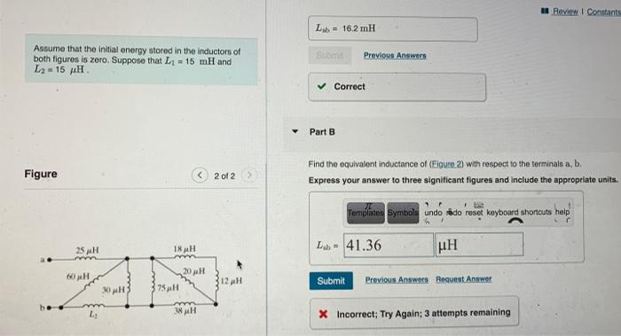 Solved Assume that the initial energy stored in the | Chegg.com