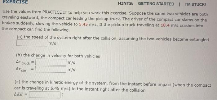 Solved EXERCISE HINTS: GETTING STARTED I I'M STUCK! Use the | Chegg.com