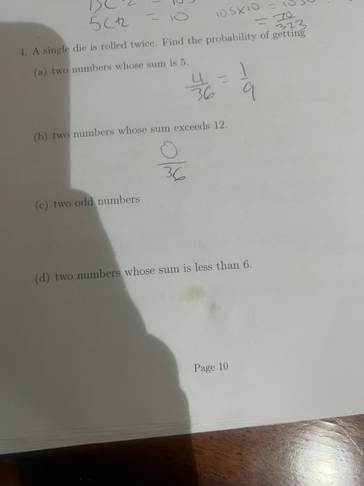 Solved (c) two odd numbers (d) two numbers whose sum is less | Chegg.com