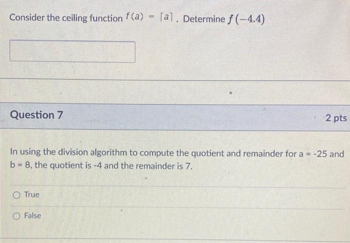 Solved Consider the ceiling function f(a)=⌈a⌉. Determine | Chegg.com