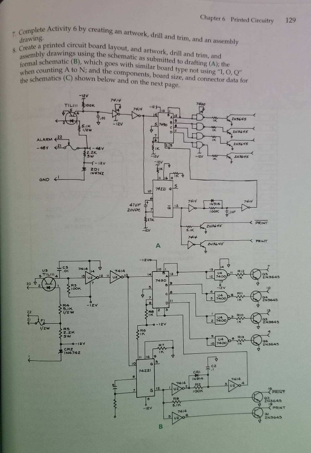 Chapter 6 Printed Circuitry 129 Activity 6 by | Chegg.com