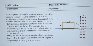 Solved \table[[P102_Index:,Student ID Number:],[Exam | Chegg.com