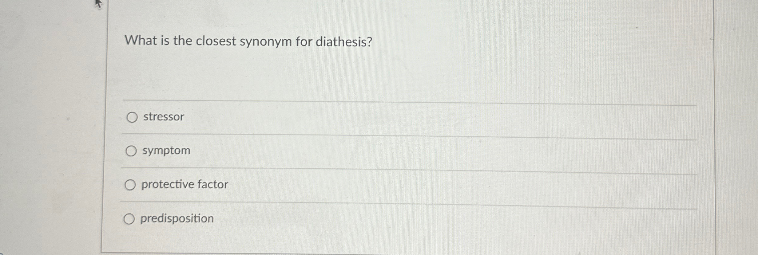 Solved What is the closest synonym for | Chegg.com