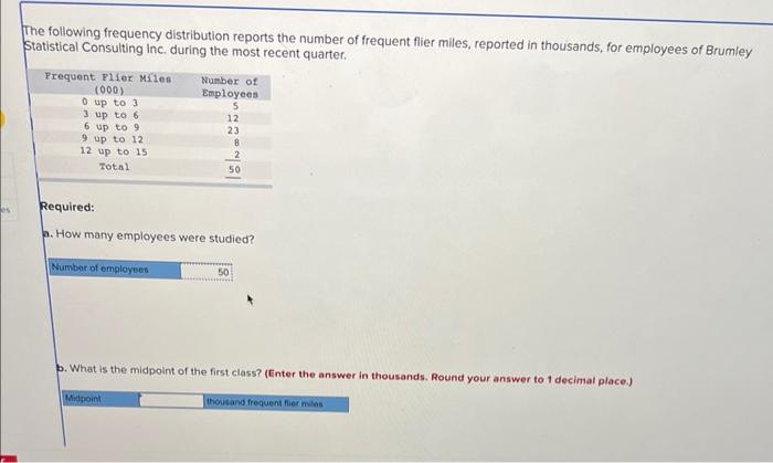 Solved he following frequency distribution reports the | Chegg.com