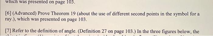 which was presented on page 103 . [6] (Advanced) | Chegg.com