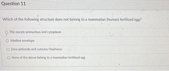 Solved Which of the following structure does not belong to a | Chegg.com