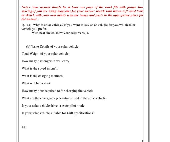 Solved Note:- Your answer should be at least one page of the | Chegg.com
