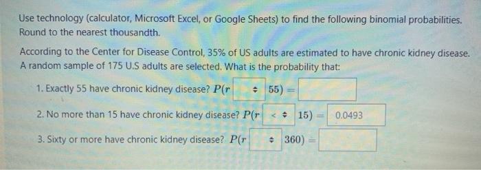 Solved Use technology (calculator, Microsoft Excel, or | Chegg.com