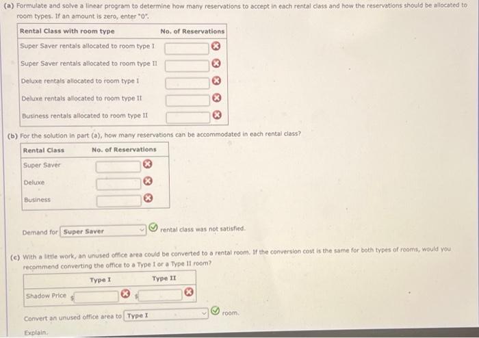Solved (a) Formulate and solve a linear program to determine | Chegg.com