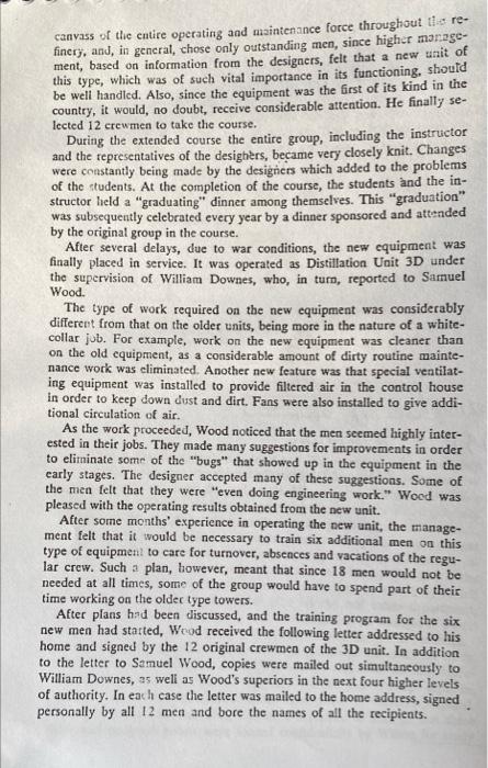 Solved DEtermine and clearly define the major problems of | Chegg.com