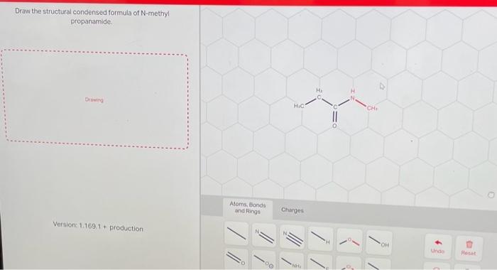 Solved Draw the structural condensed formula of N-methyl | Chegg.com