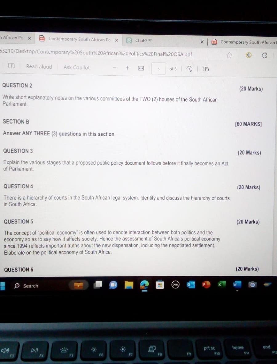 QUESTION 3 (20 Marks) Explain the various stages that | Chegg.com