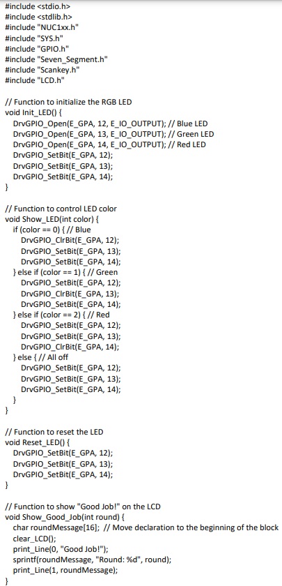 Solved I need an expert in embedded systems for the Nuvoton | Chegg.com
