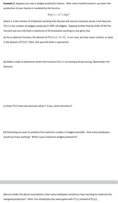 Solved Extreme Value Theorem: Continuous functions defined | Chegg.com