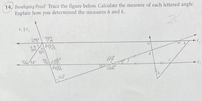 Solved 14. Developing Proof Trace the figure below. | Chegg.com