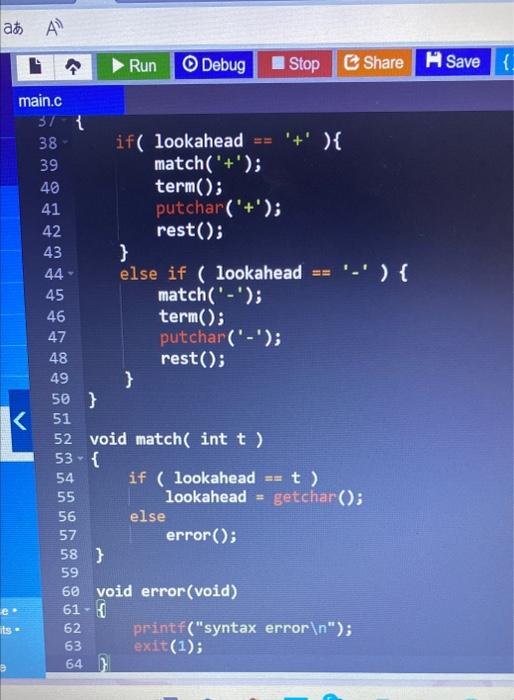 I want to complete this code convert infix to postfix | Chegg.com