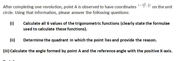 Solved After completing one revolution, point A is observed | Chegg.com