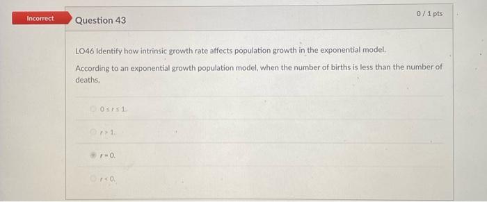 Solved LO 46 Identify how intrinsic growth rate affects | Chegg.com