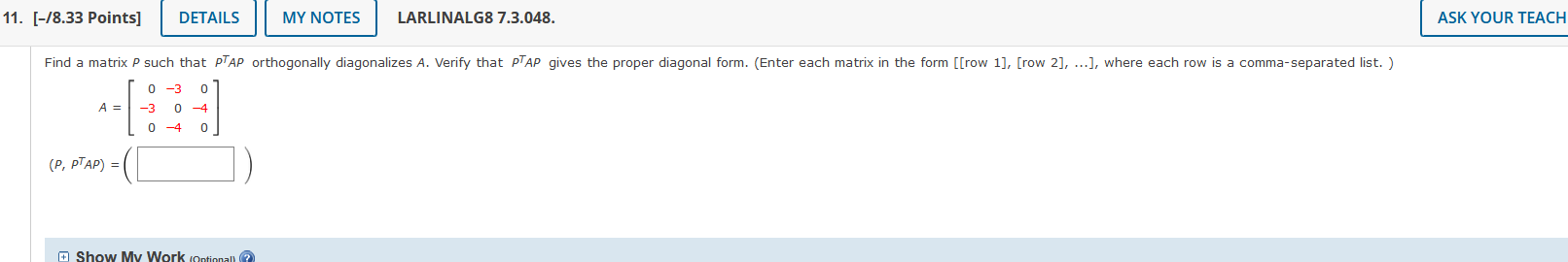 Solved ind the eigenvalues of the symmetric matrix. (Enter | Chegg.com