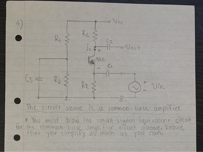 Solved 23 Rc3 Ho Nout NEC (3 = R2 } + Air The circuit above | Chegg.com