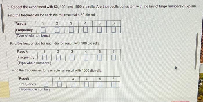 Solved Use StatCrunch to generate simulations of rolling a | Chegg.com