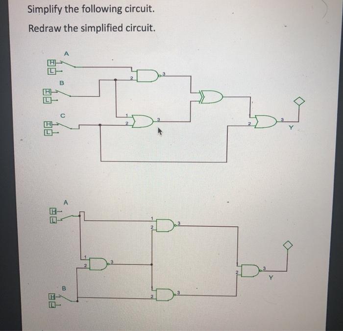 Solved Simplify the following circuit. Redraw the simplified | Chegg.com Solved Simplify the following circuit. Redraw the simplified | Chegg.com