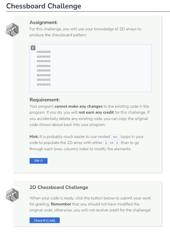 Solved You are trying to create a chessboard representation | Chegg.com