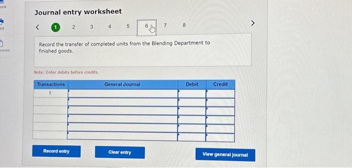 Solved Journal entry worksheetJournal entry worksheet 234 7 | Chegg.com