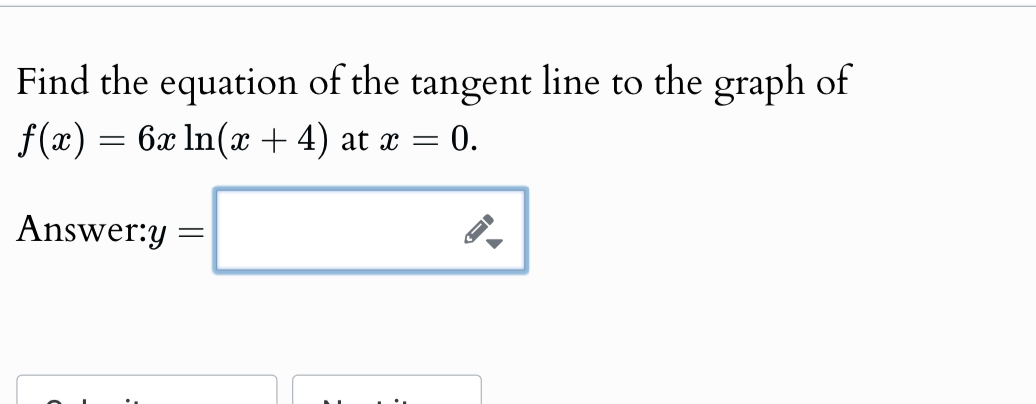 Solved Find the equation of ﻿the tangent line to ﻿the graph | Chegg.com