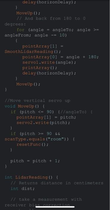 Solved I need help fixing my Arduino (Nano) code. We have | Chegg.com