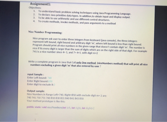 Solved Assignment1: Objectives: 1. To understand basic | Chegg.com