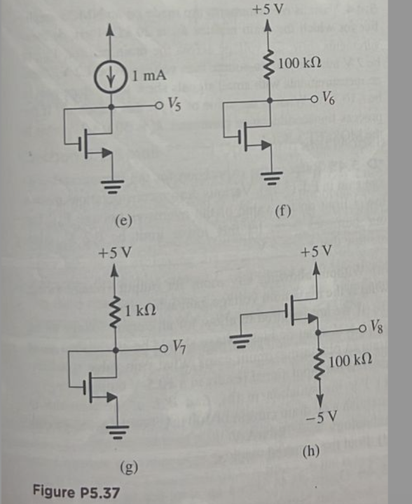 Solved For each of the circuits in Fig. P5.56, ﻿find the | Chegg.com