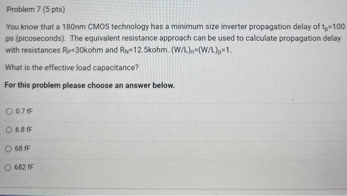Solved You know that a 180nm CMOS technology has a minimum | Chegg.com