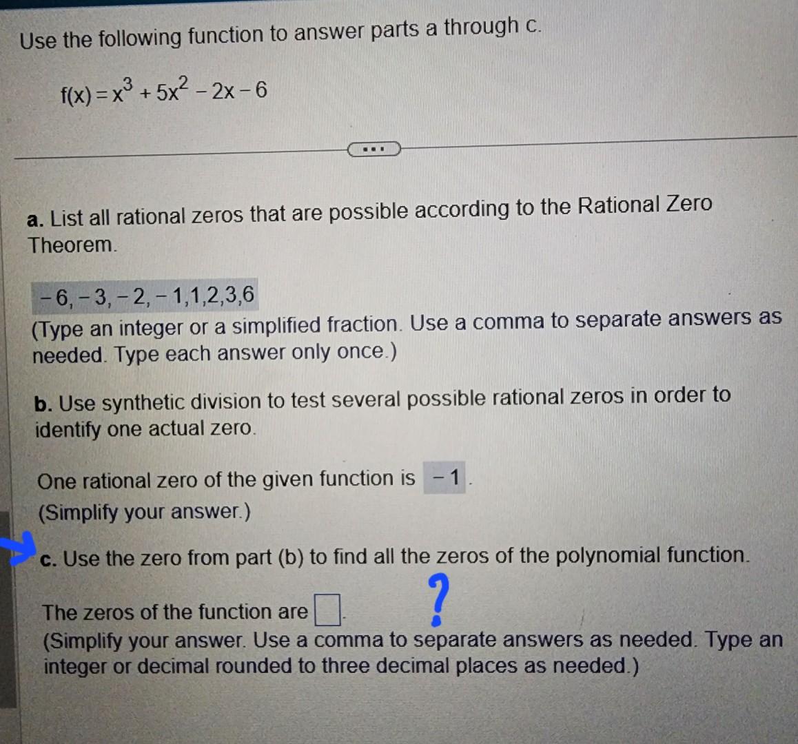Solved Use the following function to answer parts a through | Chegg.com