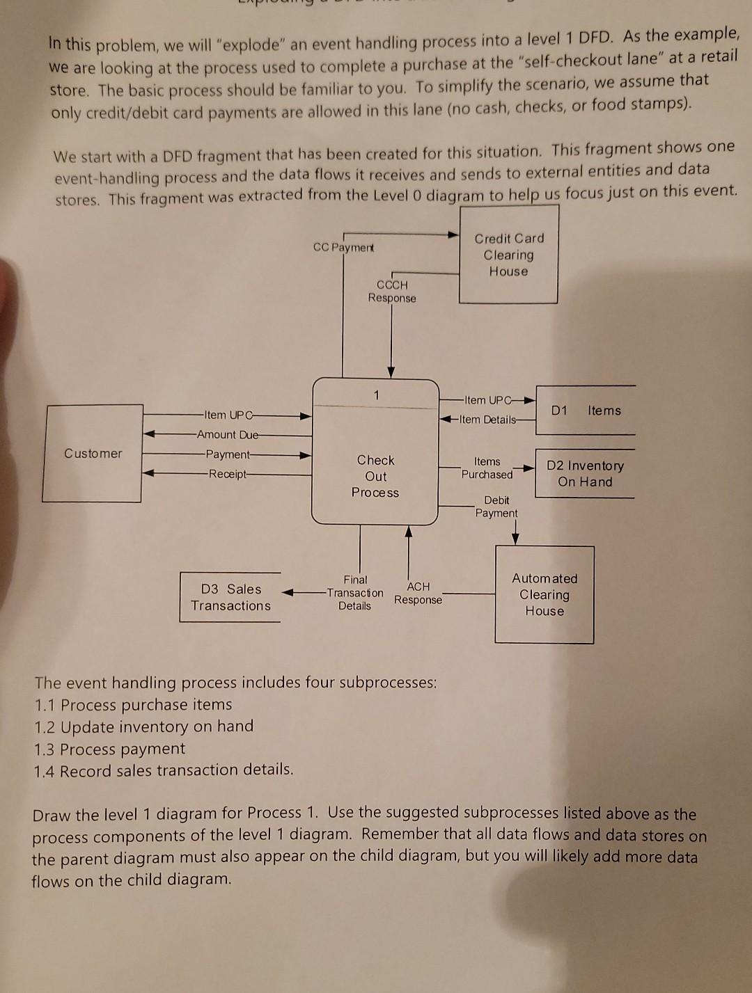 Solved In this problem, we will "explode" an event handling | Chegg.com