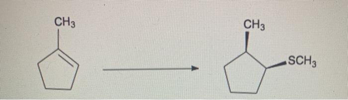 Solved CH3 CH3 SCH3 | Chegg.com