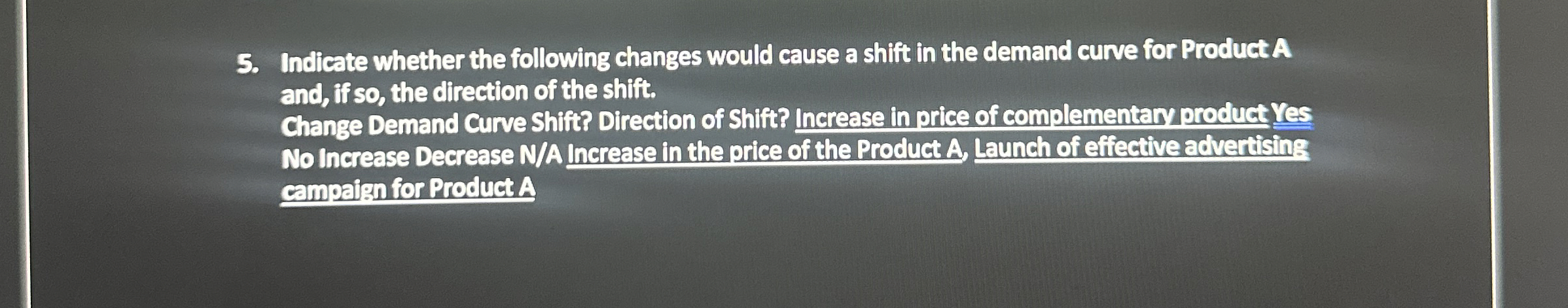 Solved Indicate whether the following changes would cause a | Chegg.com