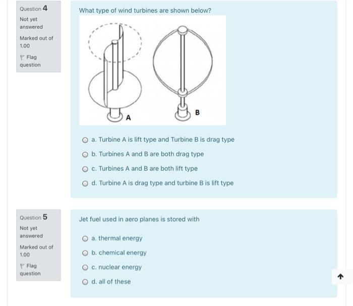 Solved What type of wind turbines are shown below? Question | Chegg.com