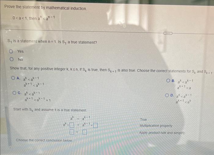 Solved Prove the statement by mathematical induction. 0 | Chegg.com
