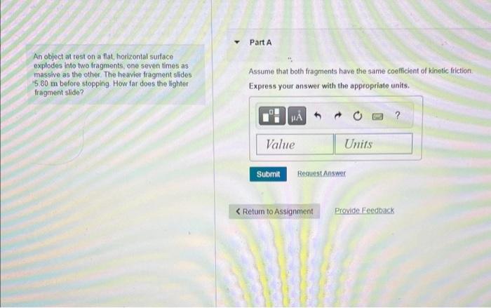 Solved An object at rest on a flat, horizontal surface | Chegg.com
