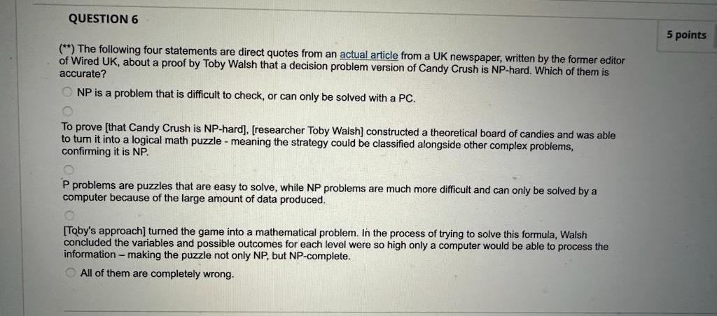 Solved q6 ﻿correct | Chegg.com