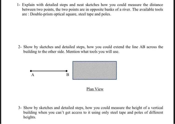 Solved 1- Explain with detailed steps and neat sketches how | Chegg.com
