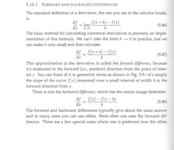Solved 3. When can forward differences be more accurate than | Chegg.com